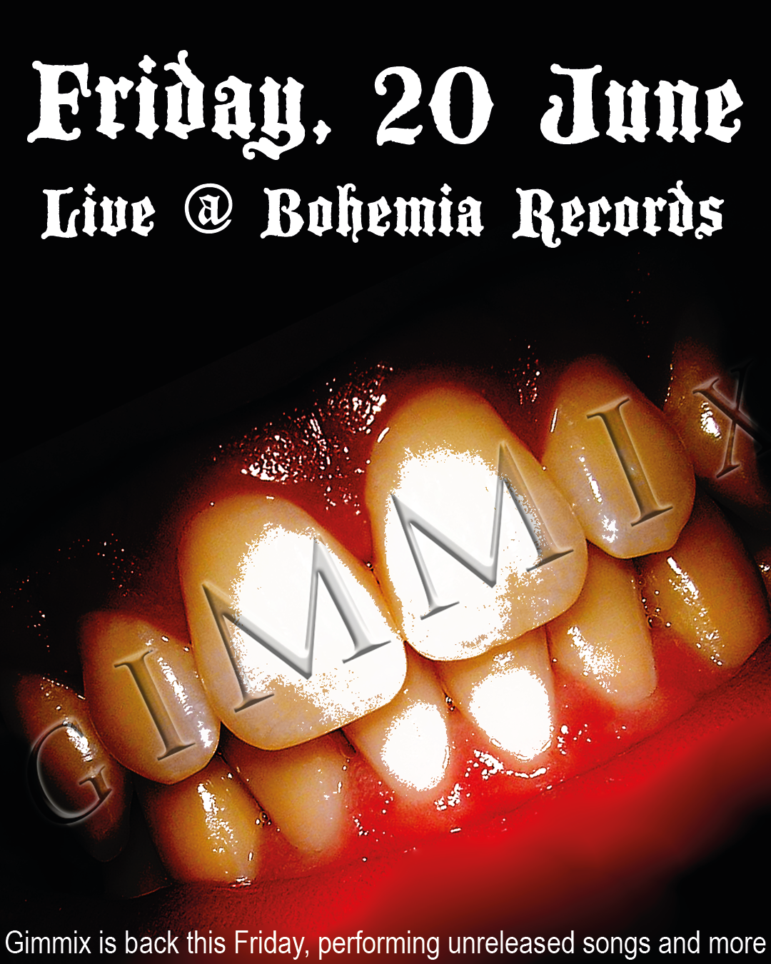 Gimmix | Friday June 20 – Bohemia Records